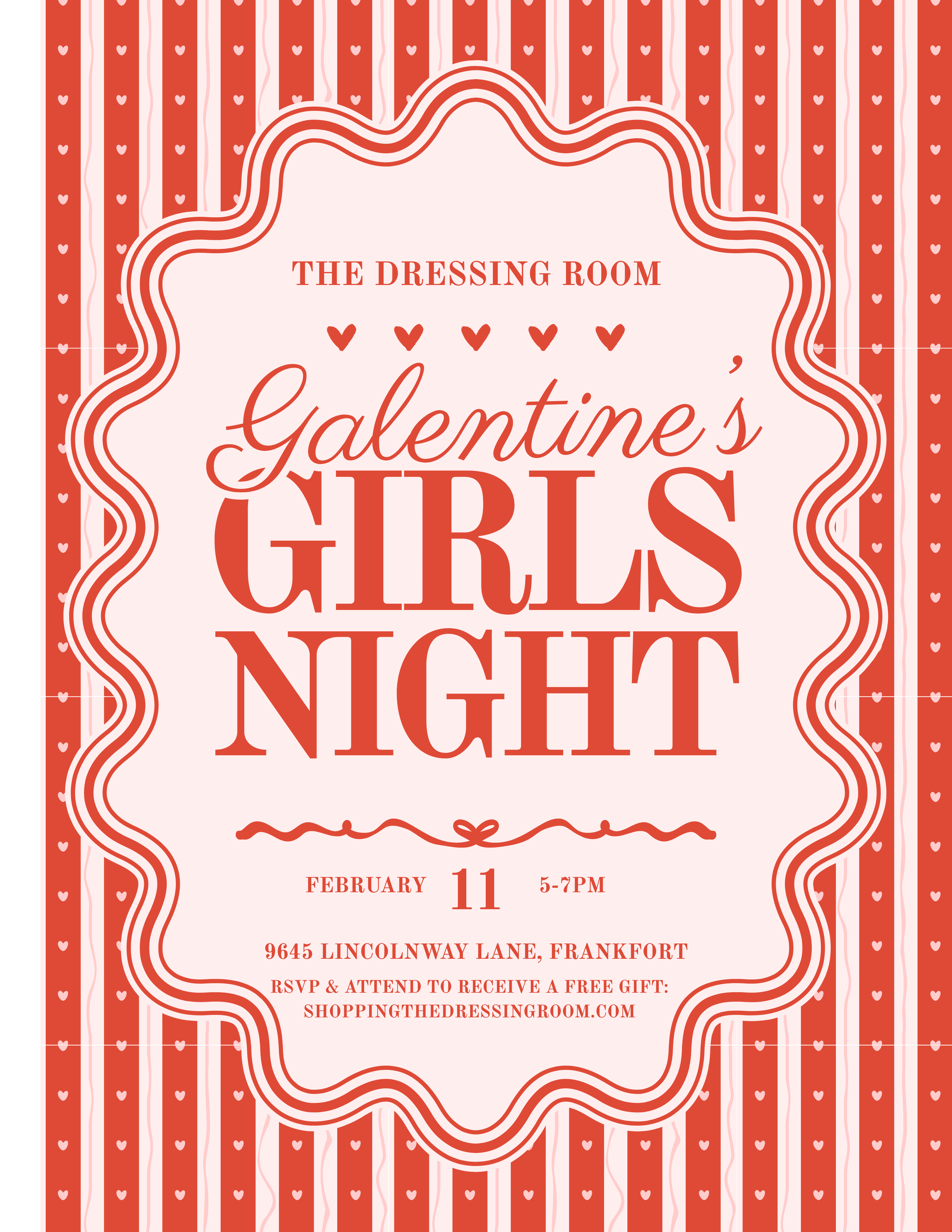 Galentine's Girls Night- RSVP February 11th @ The Frankfort Store